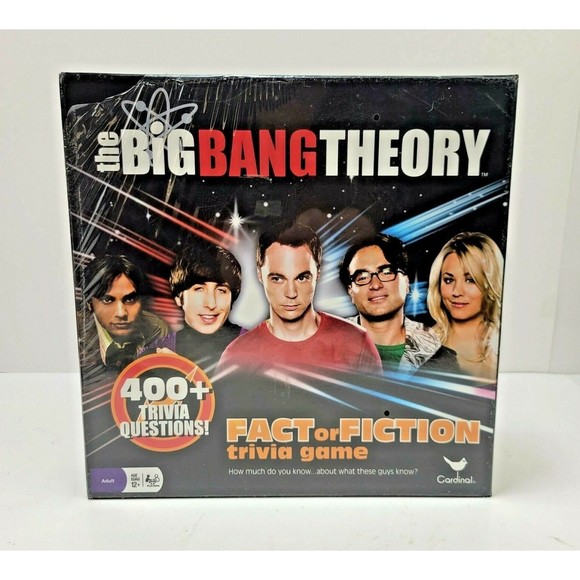 Cardinal Games | Toys | The Big Bang Theory Trivia Game Fact Or Fiction ...